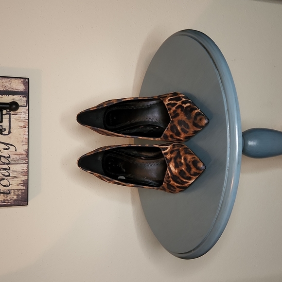 Bershka | Shoes | Bershka Leopard Print Heels Size 5 | Poshmark